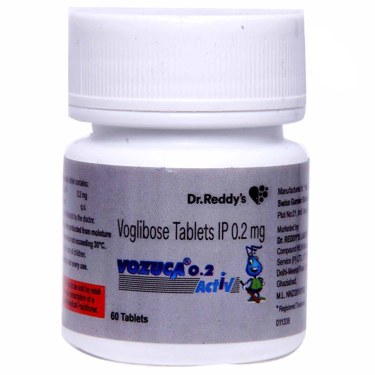 Vozuca Activ 0.2 Tablet | Uses, Side Effects, Price | Apollo Pharmacy