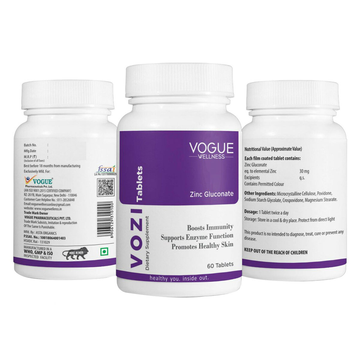 Vozi 30 Tablet 60's Price, Uses, Side Effects, Composition - Apollo ...