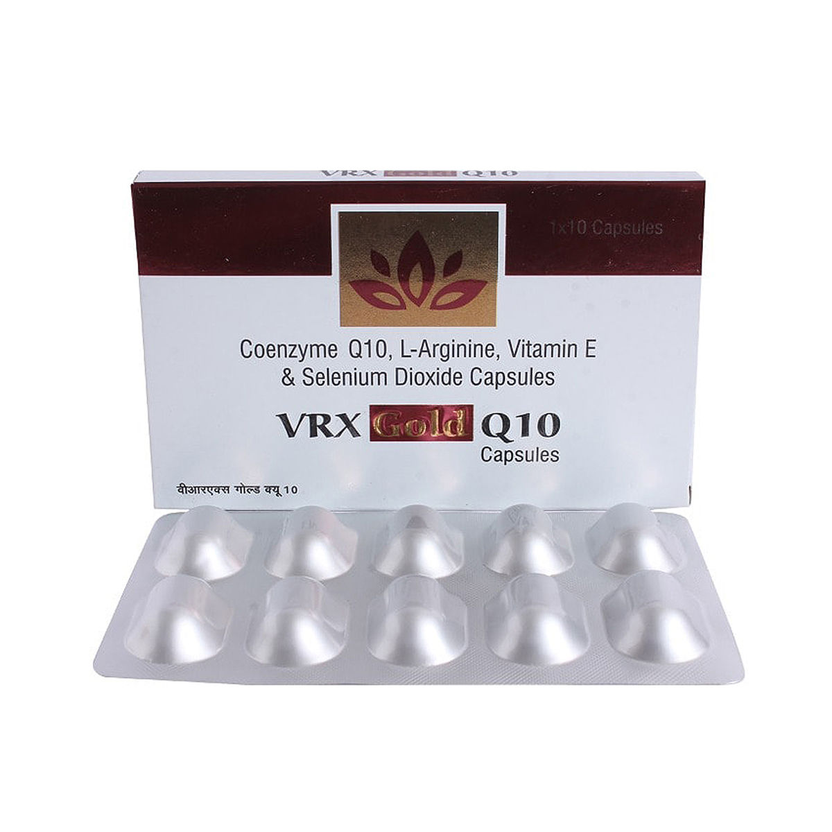 VRX Gold Q 10 Capsule 10's Price, Uses, Side Effects, Composition ...