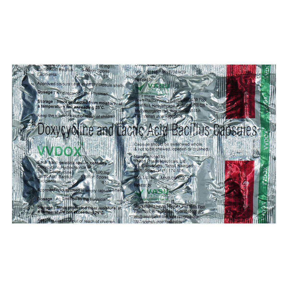 Vvdox Capsule | Uses, Side Effects, Price | Apollo Pharmacy