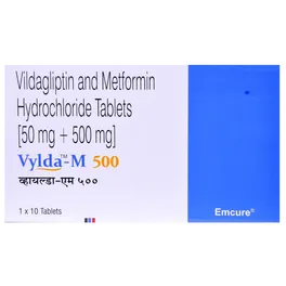 Vylda-M 500 Tablet | Uses, Side Effects, Price | Apollo Pharmacy