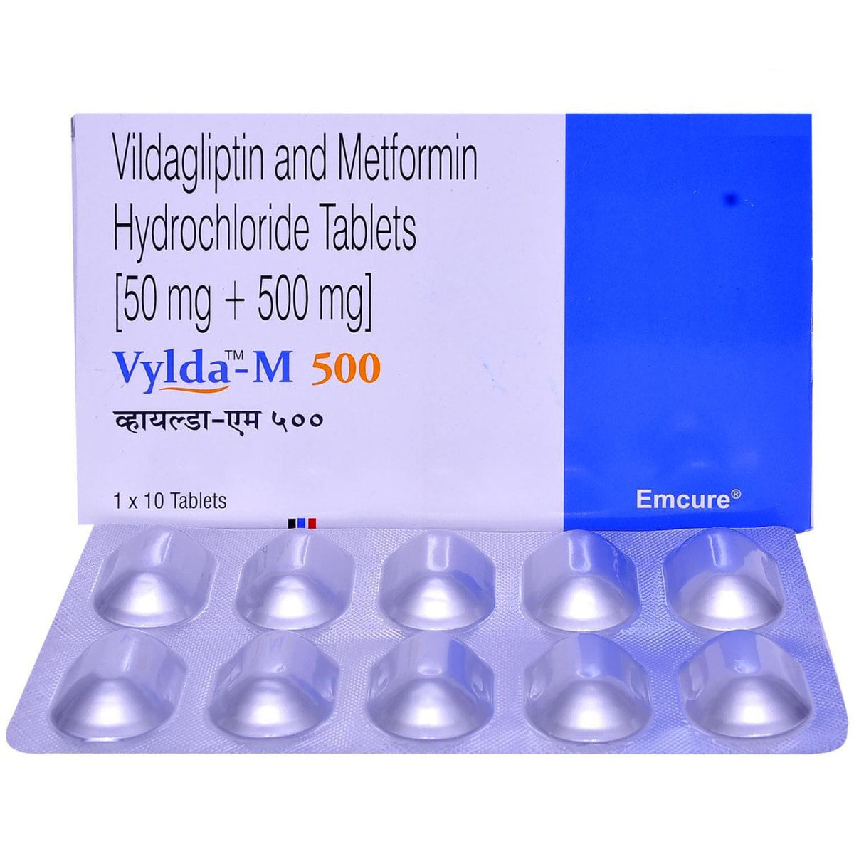 Vylda-M 500 Tablet | Uses, Side Effects, Price | Apollo Pharmacy