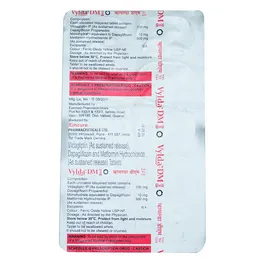 Vylda-DM 100/10/500 Tablet | Uses, Side Effects, Price | Apollo Pharmacy
