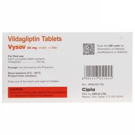 Vysov 50 mg Tablet | Uses, Side Effects, Price | Apollo Pharmacy