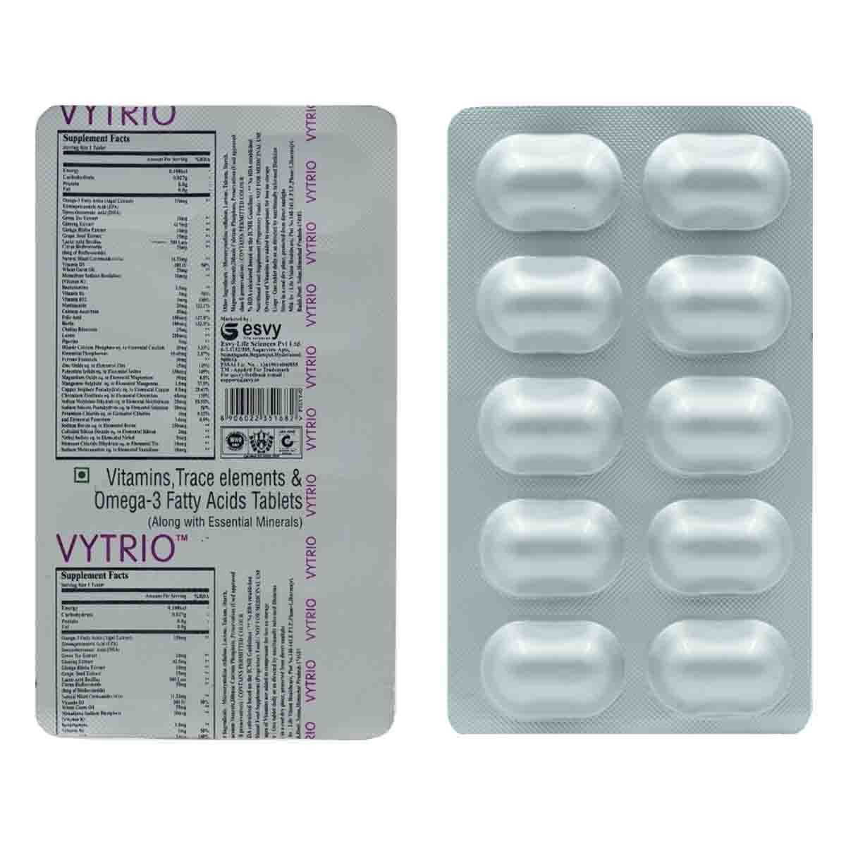 Vytrio Tablet | Uses, Side Effects, Price | Apollo Pharmacy