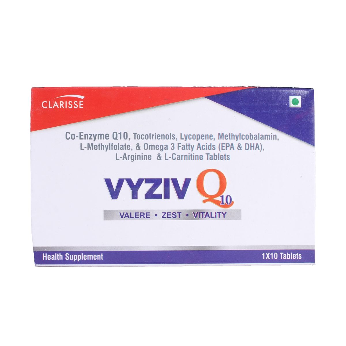 Vyziv Q10 Tablet | Uses, Side Effects, Price | Apollo Pharmacy