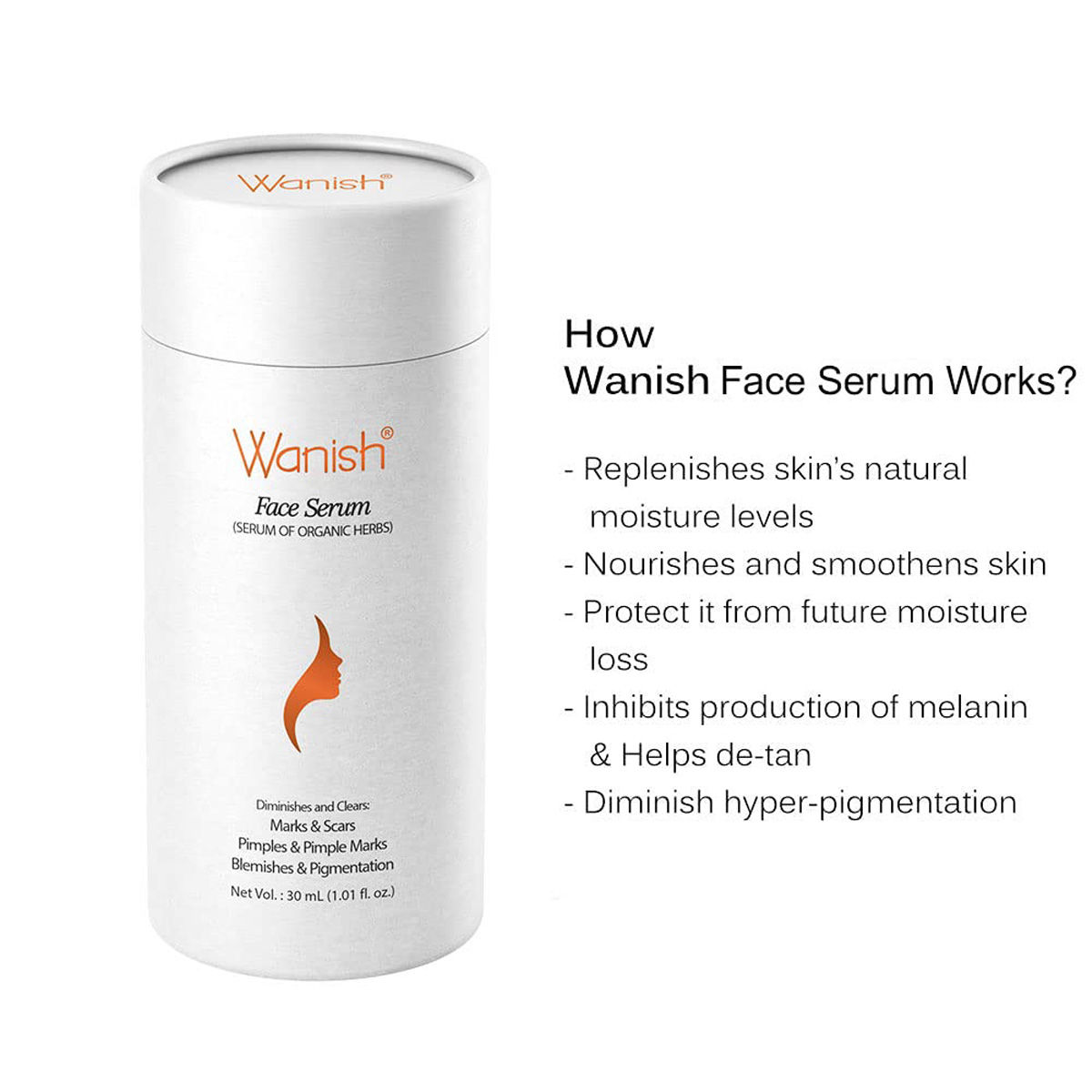 Wanish Face Serum, 30 ml Price, Uses, Side Effects, Composition ...