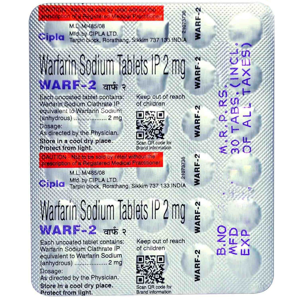 Warf 2 Tablet | Uses, Side Effects, Price | Apollo Pharmacy