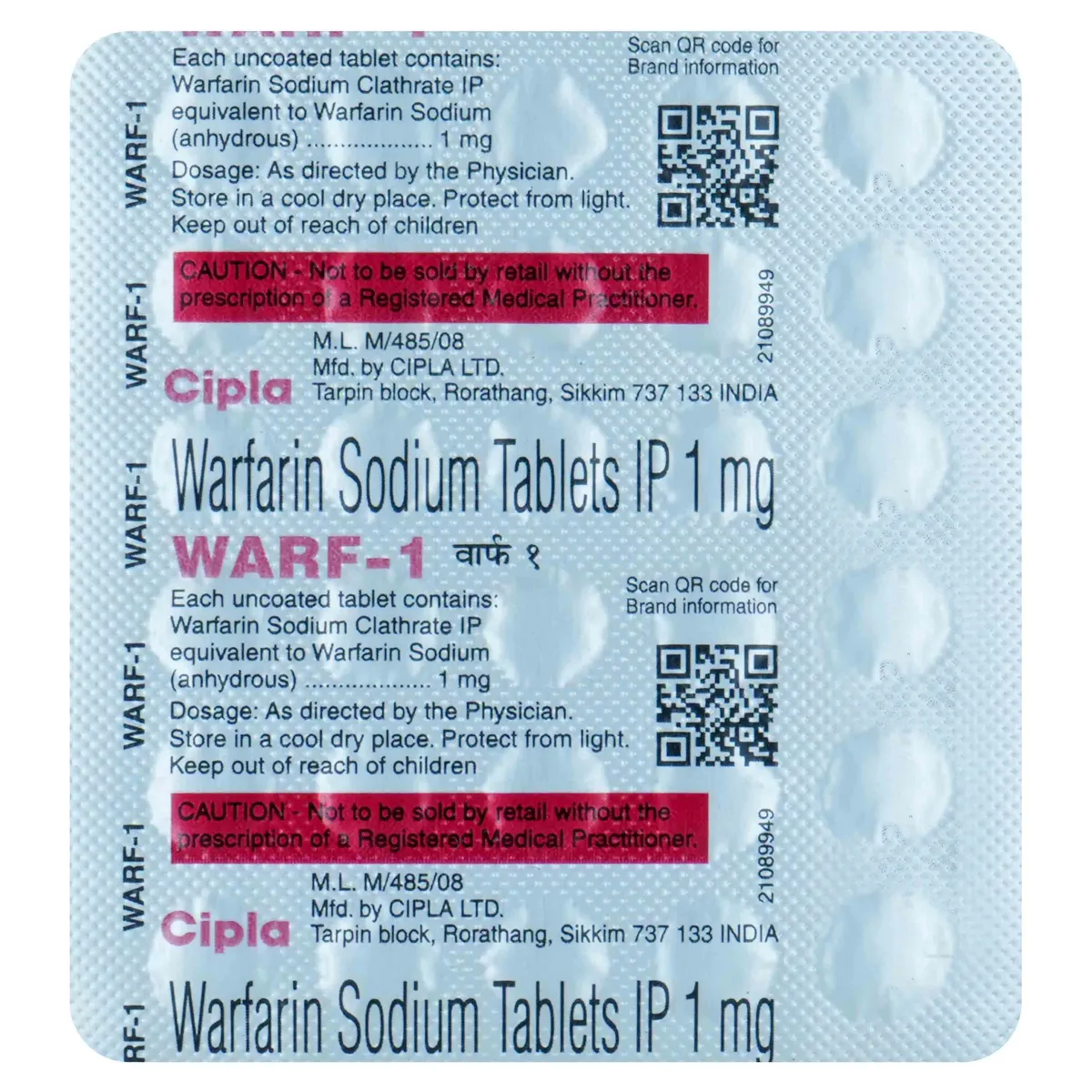 warfarin tablets side effects