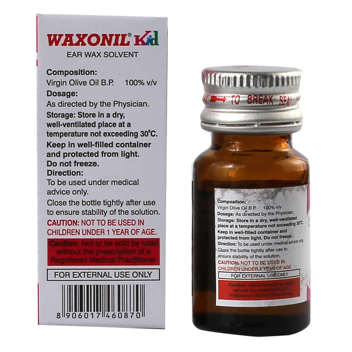 Waxonil Kid Ear Drops | Uses, Side Effects, Price | Apollo Pharmacy