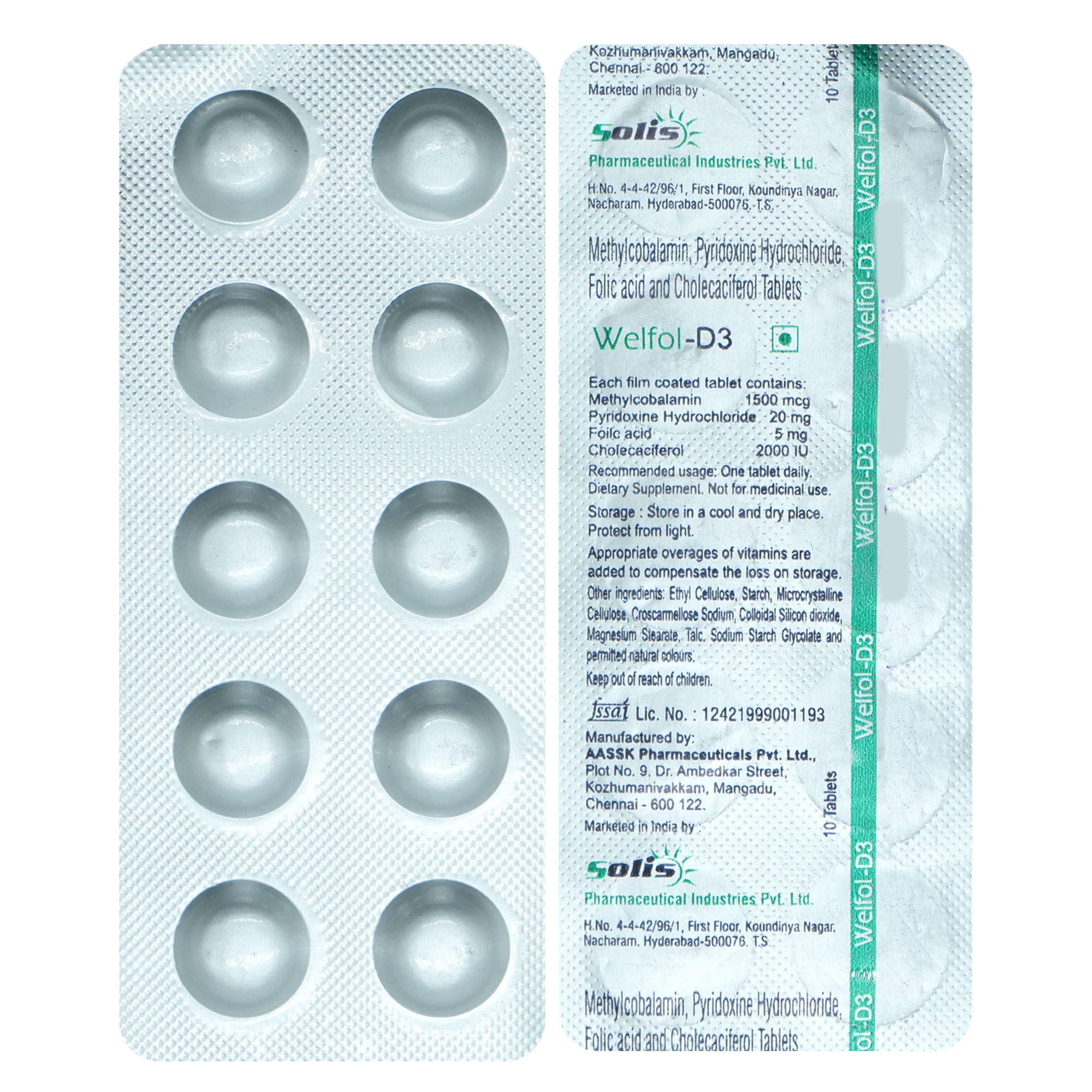 Welfol-D3 Tablet | Uses, Side Effects, Price | Apollo Pharmacy