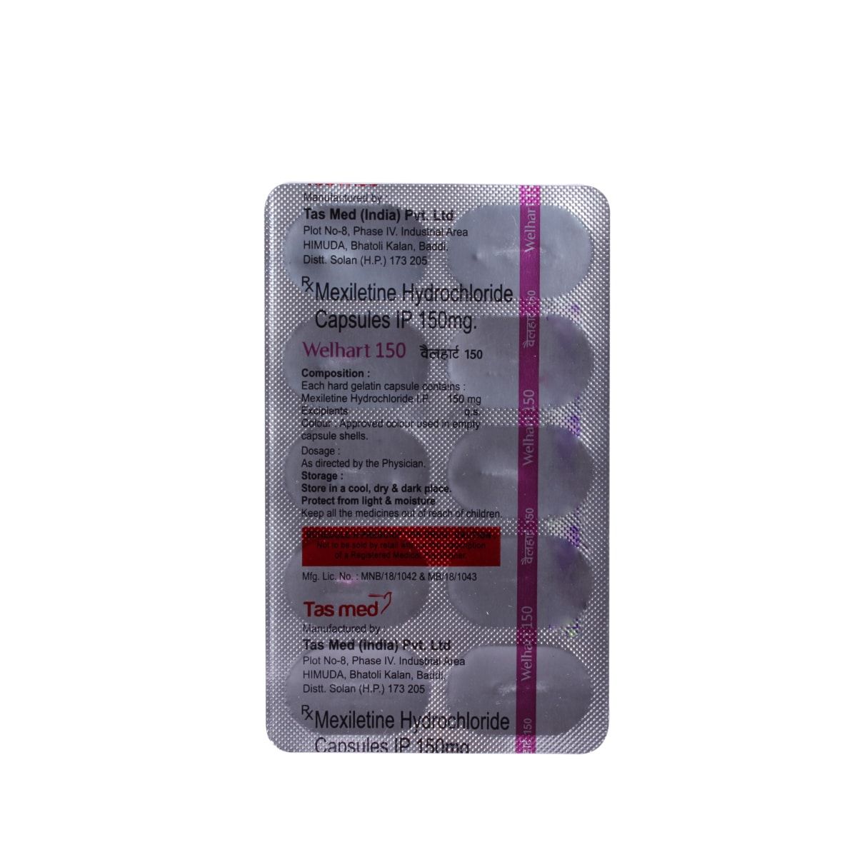 Welhart 150 Capsule 10's Price, Uses, Side Effects, Composition ...
