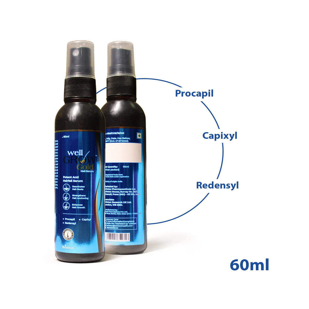 Well Grow Gold Hair Serum 60 ml Price, Uses, Side Effects, Composition ...