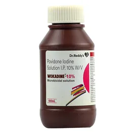 Buy WOKADINE 10% SOLUTION | 19 Minutes Delivery | Apollo Pharmacy