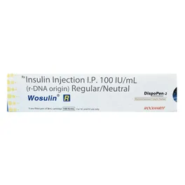 Wosulin-R Dispo Pen | Uses, Side Effects, Price | Apollo Pharmacy