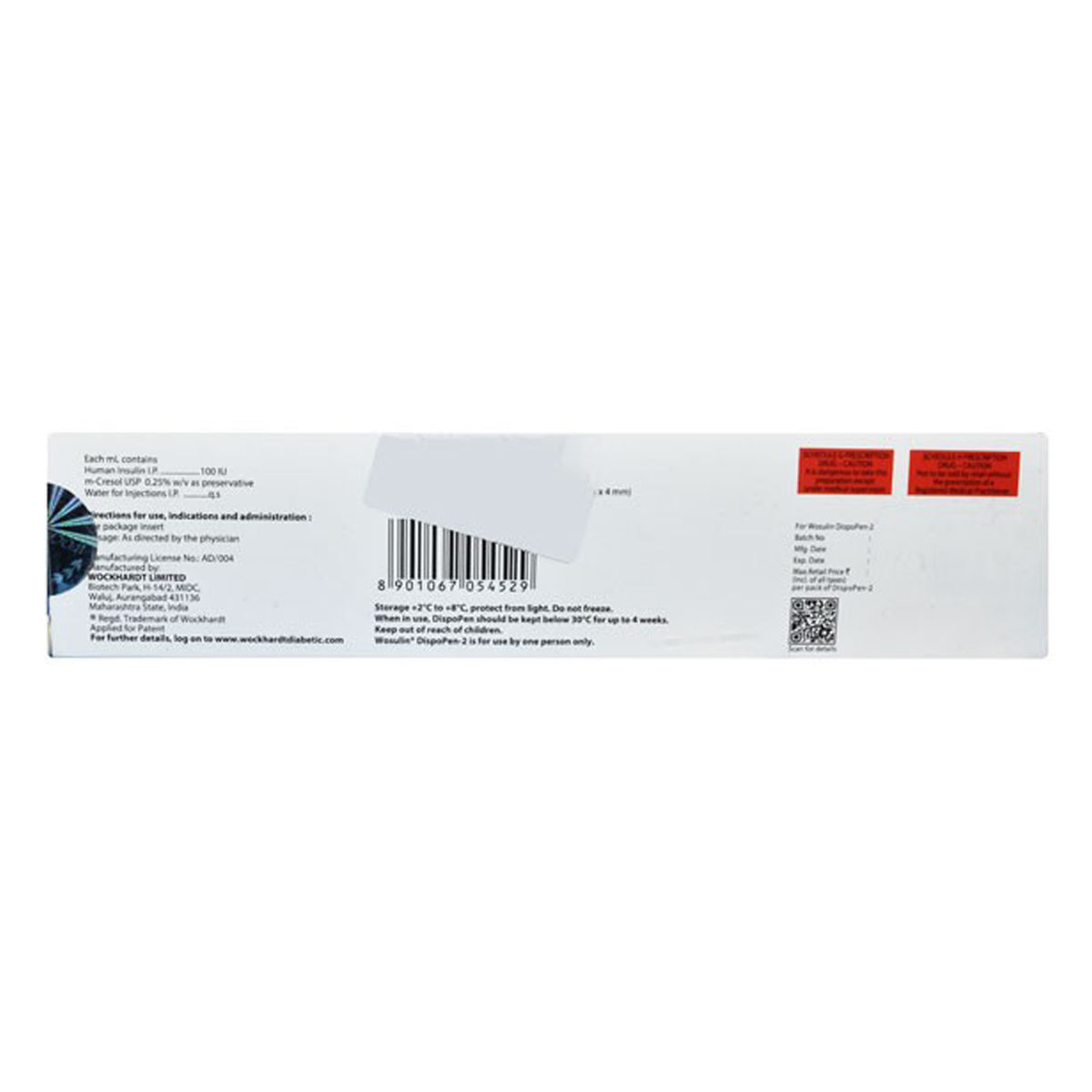 WOSULIN R DISPOSABLE PEN INJECTION Price, Uses, Side Effects ...