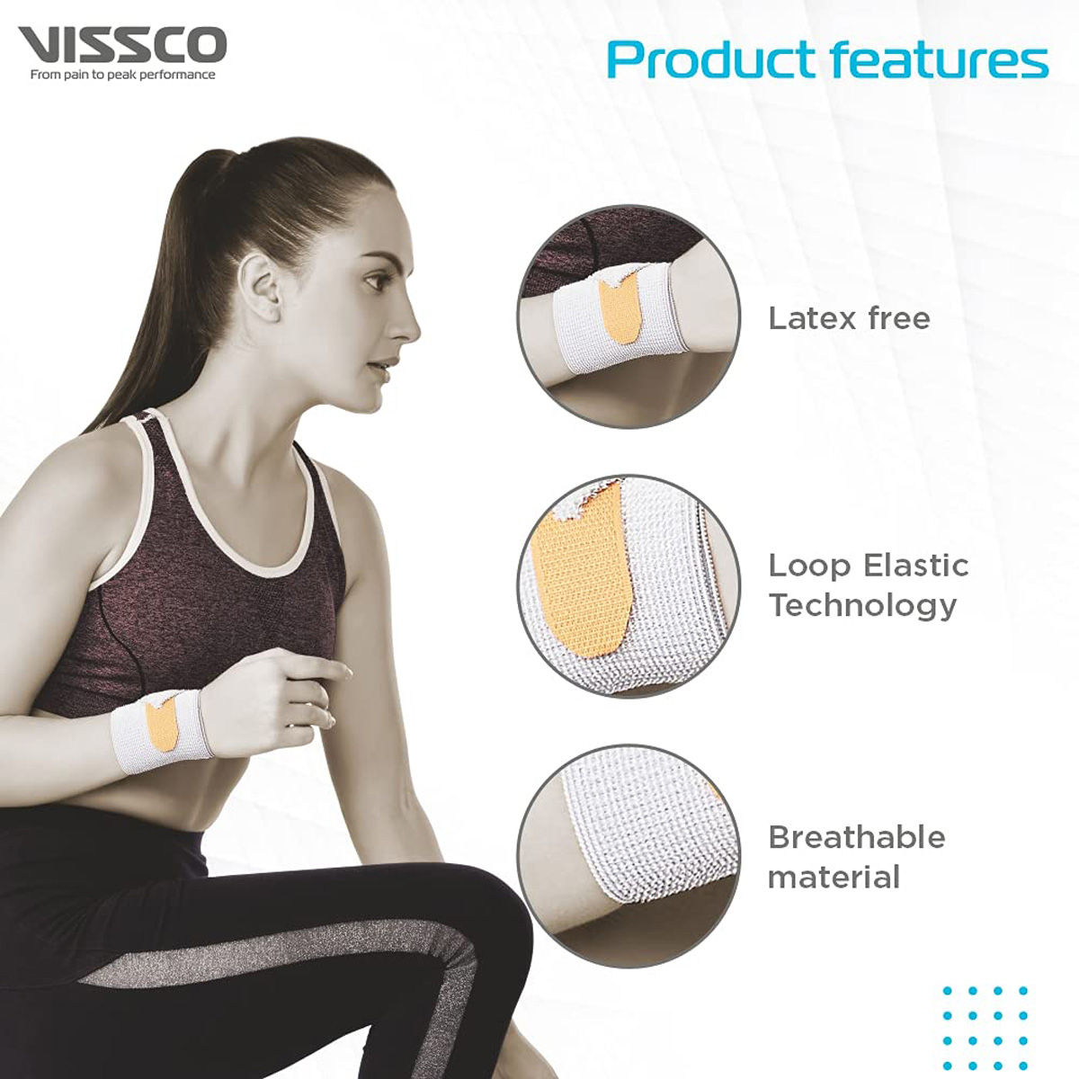 Vissco Double Lock Wrist Binder, 1 Count Price, Uses, Side Effects ...
