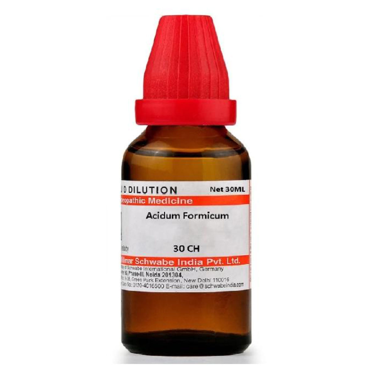 Buy Dr.Willmar Schwabe Acidum Formicum 30 CH Dilution, 30 ml | 19 ...