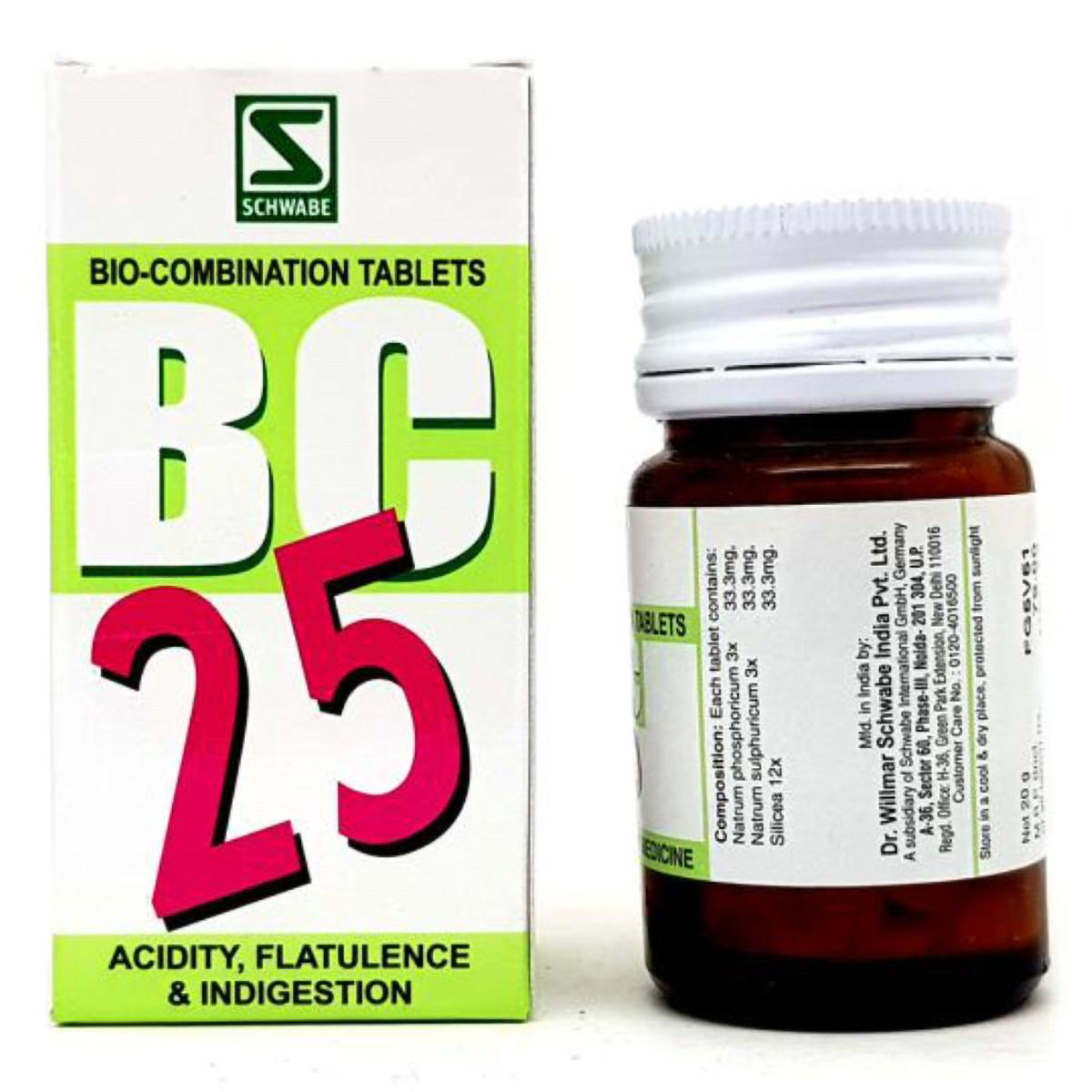 Buy Dr.Willmar Schwabe Bio-Combination 25 (BC) Tablets, 20 gm | 19 ...