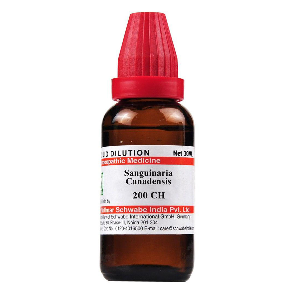 Buy Dr.Willmar Schwabe Sanguinaria Canadensis 200 CH Dilution, 30 ml ...