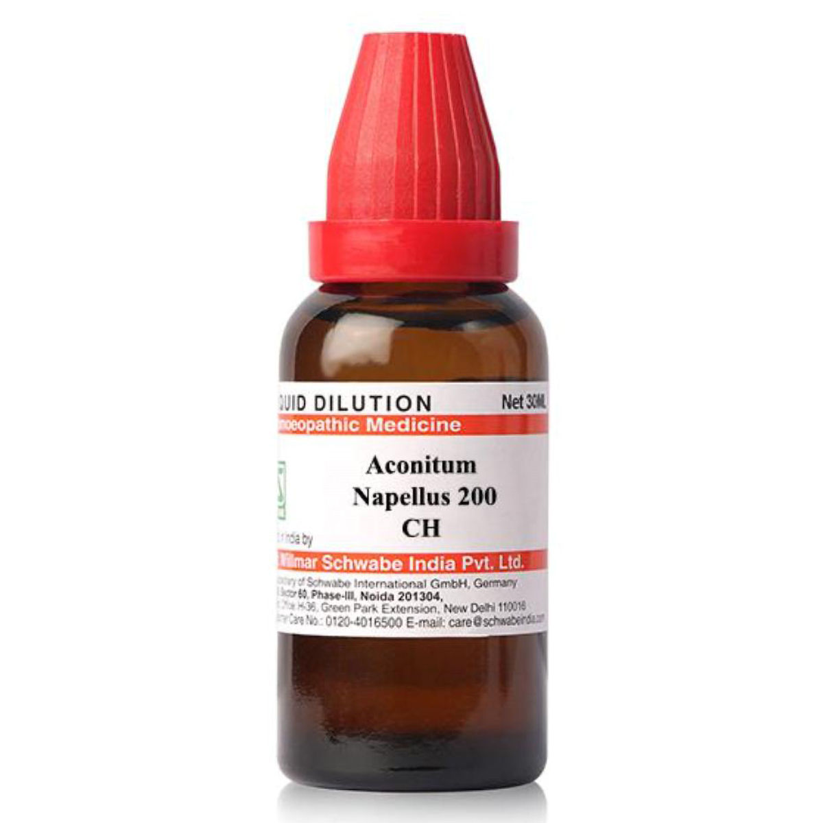 Buy Dr.Willmar Schwabe Aconitum Napellus 200 CH Dilution, 30 ml | 19 ...
