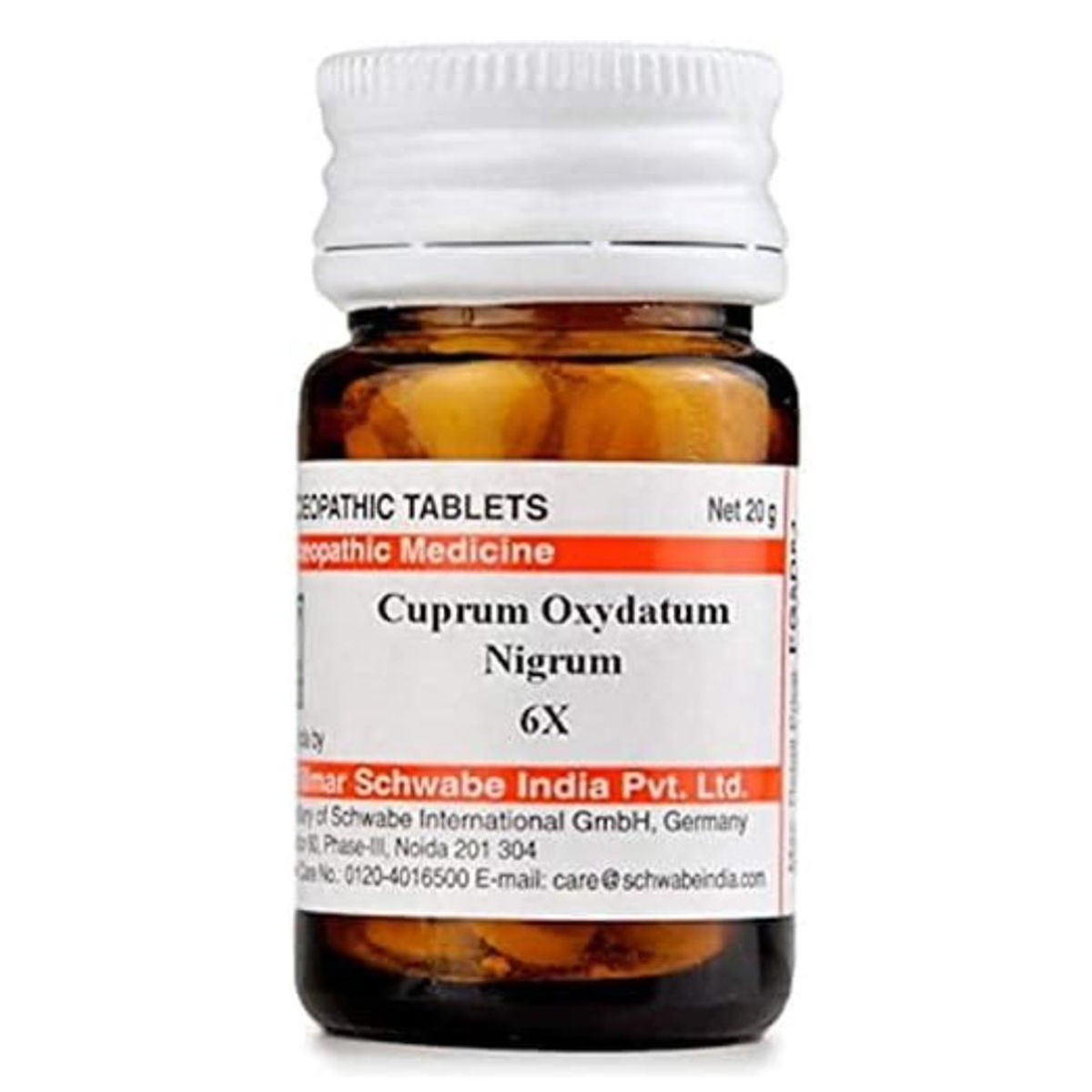 Buy Dr.Willmar Schwabe Cuprum Oxydatum Nigrum 6X Tablets, 20 gm | 19 ...