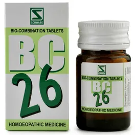 Buy Dr.Willmar Schwabe Bio-Combination 26 (BC) Tablets, 20 gm | 19 ...