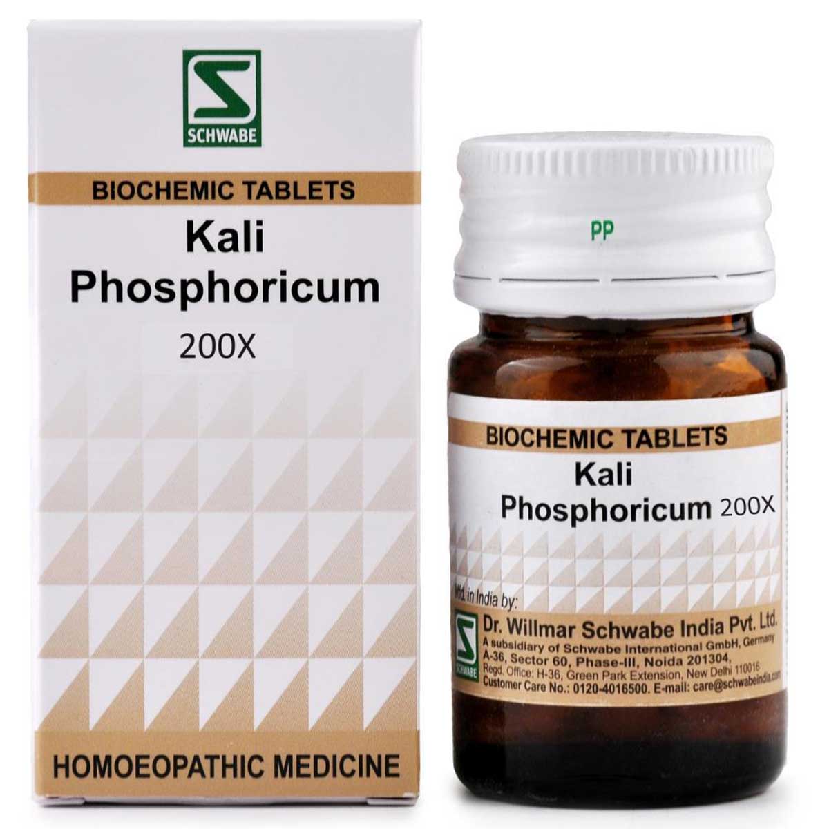 Buy Dr.Willmar Schwabe Kali Phosphoricum Biochemic 200X Tablets, 20 gm ...