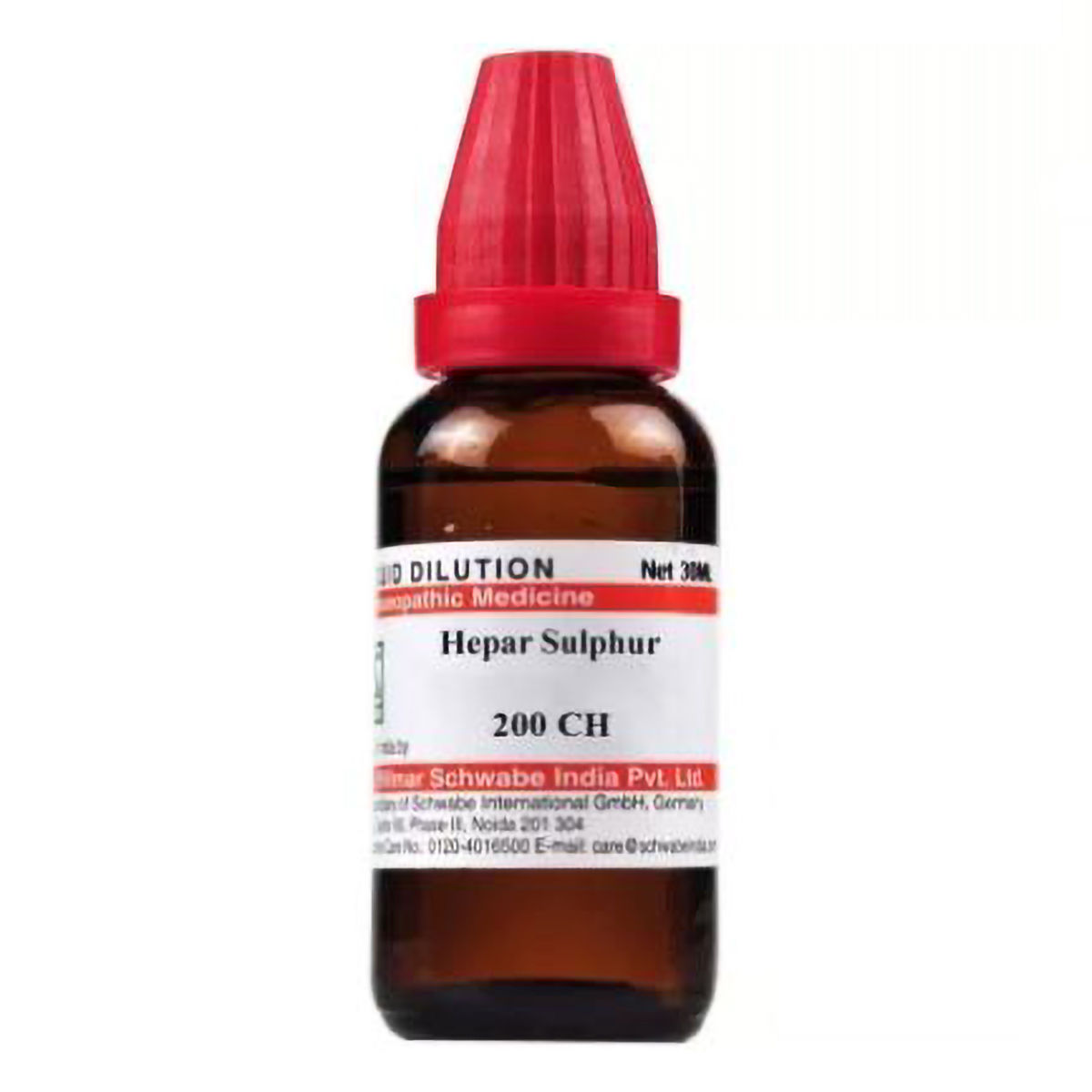 Buy Dr.Willmar Schwabe Hepar Sulphur 200 CH Dilution, 30 ml | 19 ...