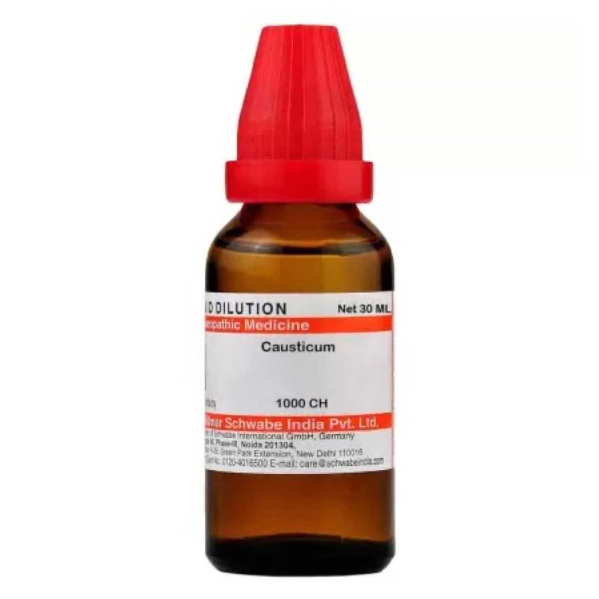 Buy Dr.Willmar Schwabe Causticum 1000 CH Dilution, 30 ml | 19 Minutes ...