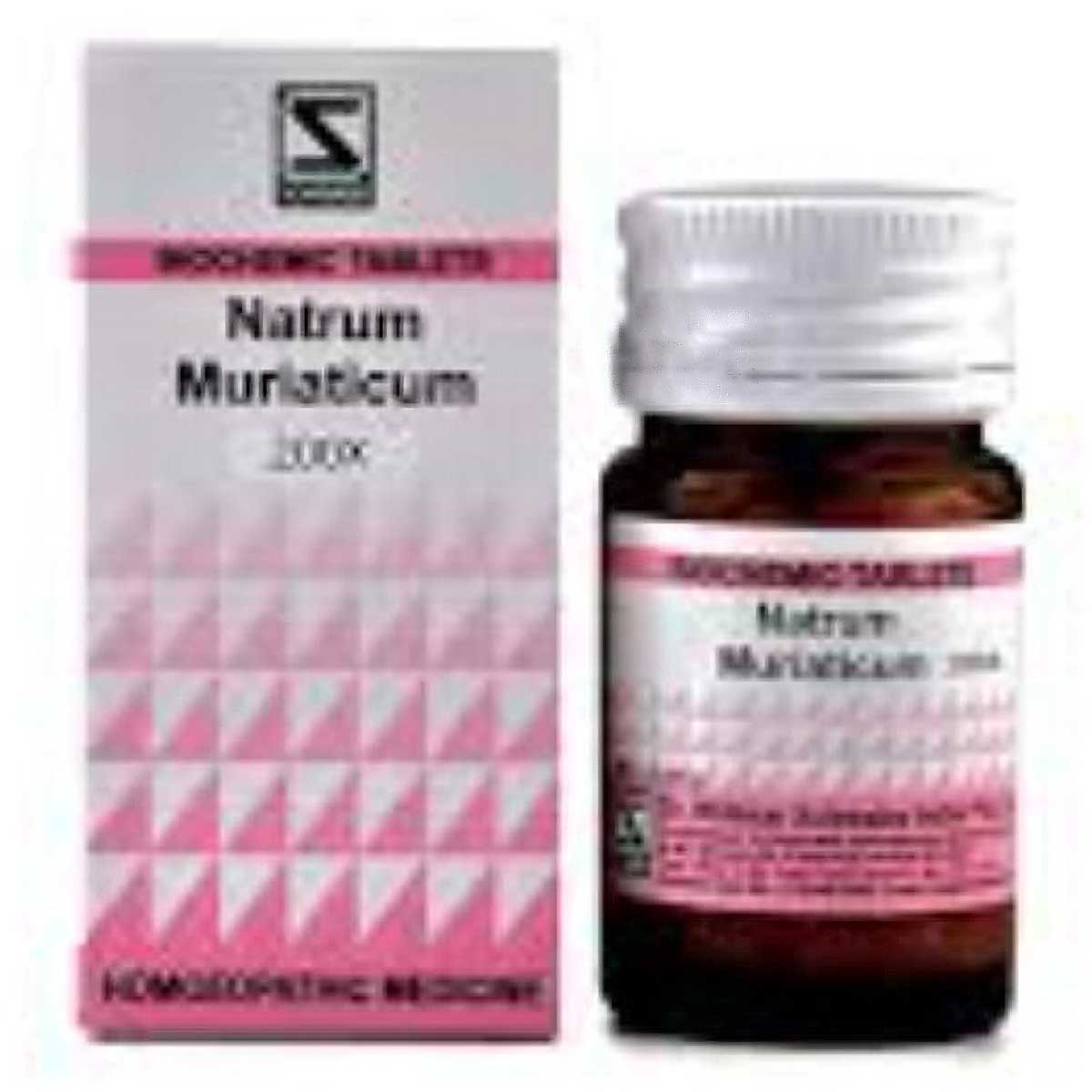 Buy Dr.Willmar Schwabe Natrum Muriaticum Biochemic 200X Tablets, 20 gm ...