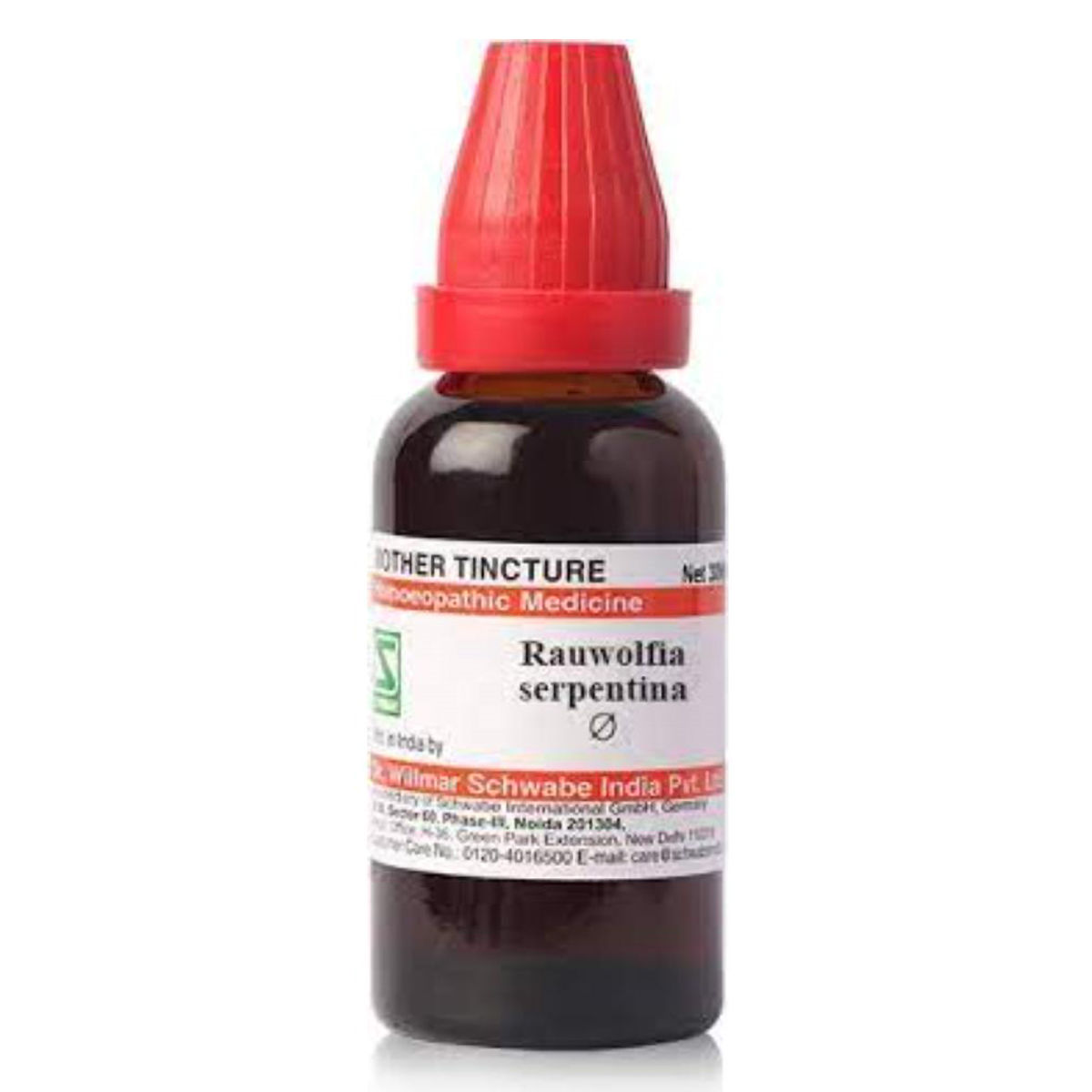 Buy Dr.Willmar Schwabe Rauwolfia Serpentina Q Mother Tincture, 30 ml ...