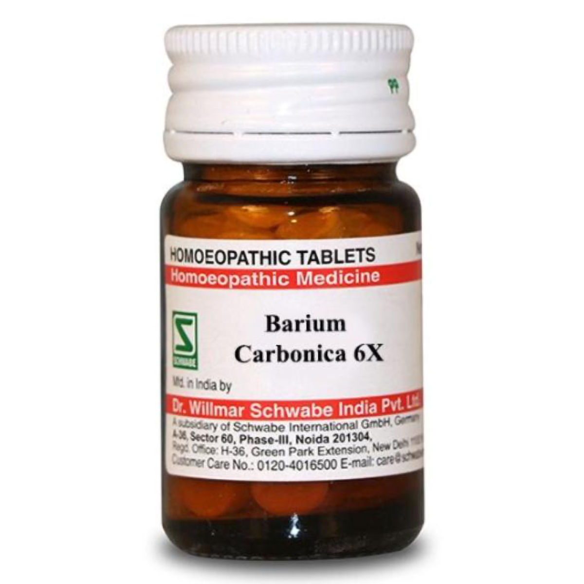 Buy Dr.Willmar Schwabe Barium Carbonica 6X Tablets, 20 gm | 19 Minutes ...