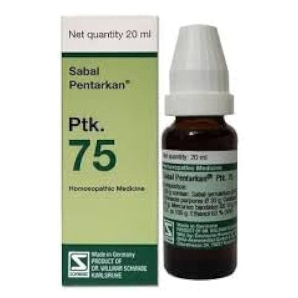 Buy Dr.Willmar Schwabe Germany Sabal Pentarkan Ptk.75 Drop, 20 ml | 19 ...