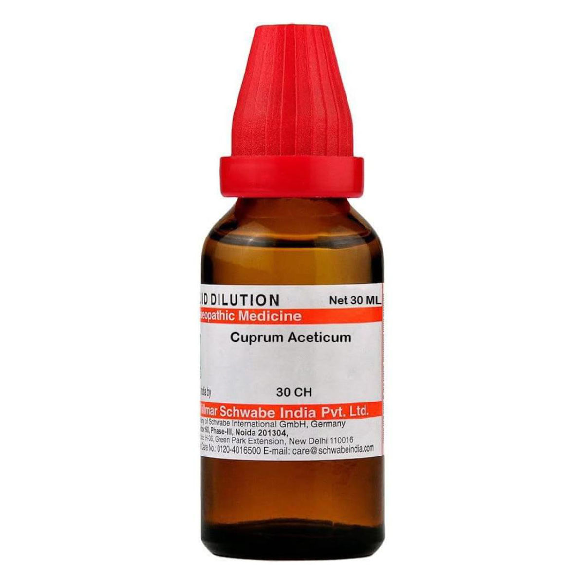 Buy Dr.Willmar Schwabe Cuprum Aceticum 30 CH Dilution, 30 ml | 19 ...
