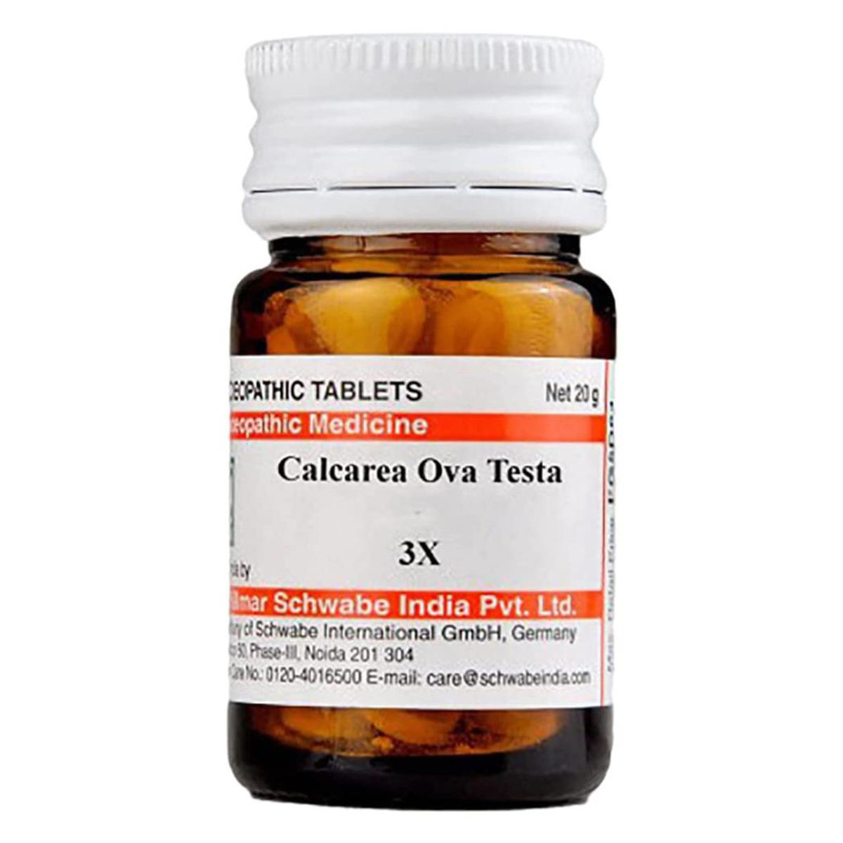 Buy Dr.Willmar Schwabe Calcarea Ova Testa 3X Tablets, 20 gm | 19 ...