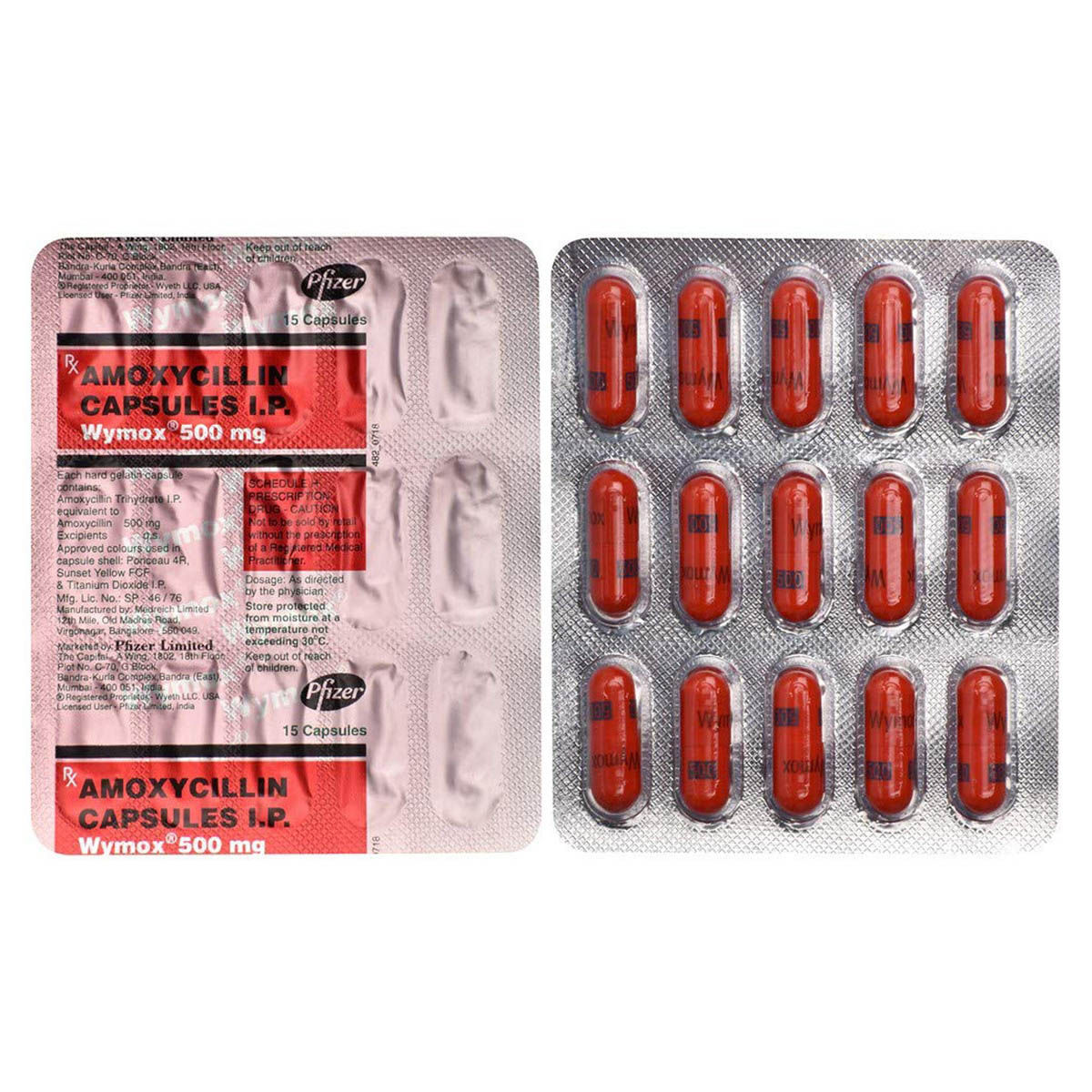 Wymox 500 mg Capsule | Uses, Side Effects, Price | Apollo Pharmacy