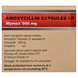Wymox 500 mg Capsule | Uses, Side Effects, Price | Apollo Pharmacy