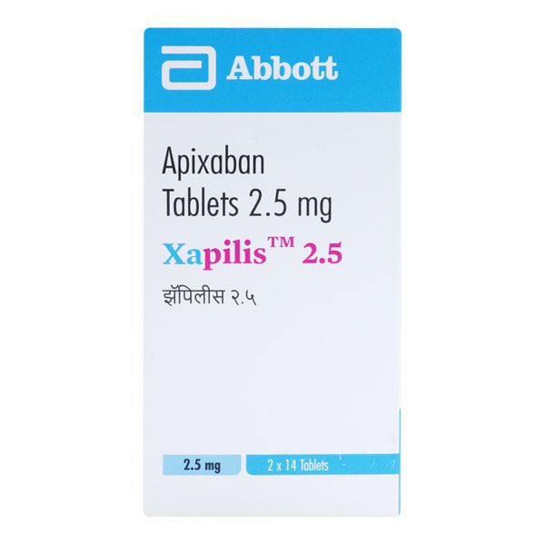 Xapilis 2.5 Tablet | Uses, Side Effects, Price | Apollo Pharmacy