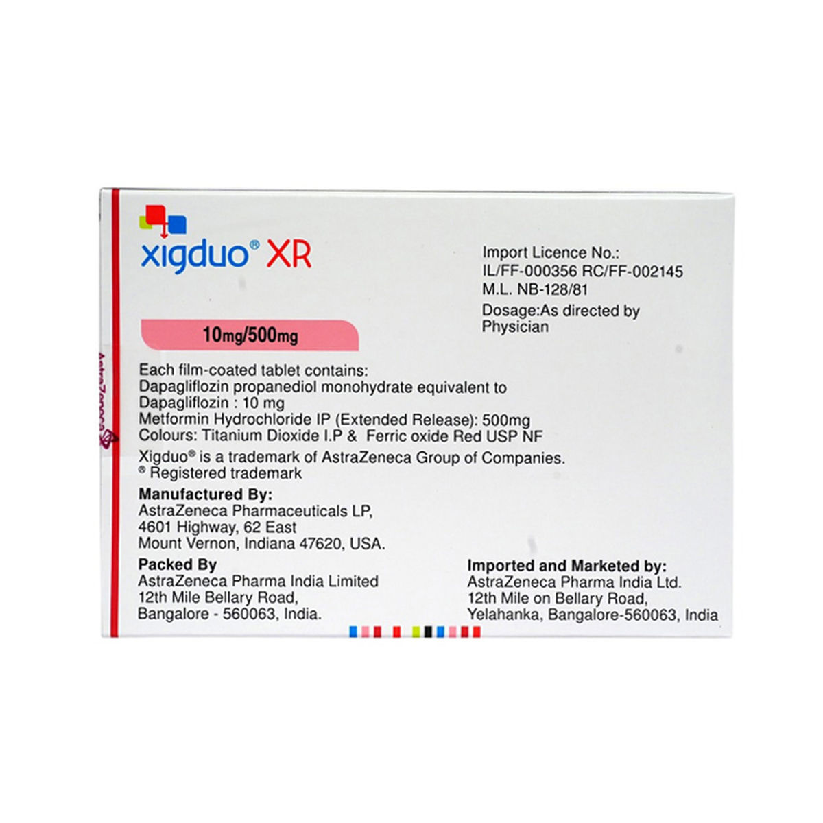 Xigduo 5 mg/1000 mg Tablet 14's Price, Uses, Side Effects, Composition ...