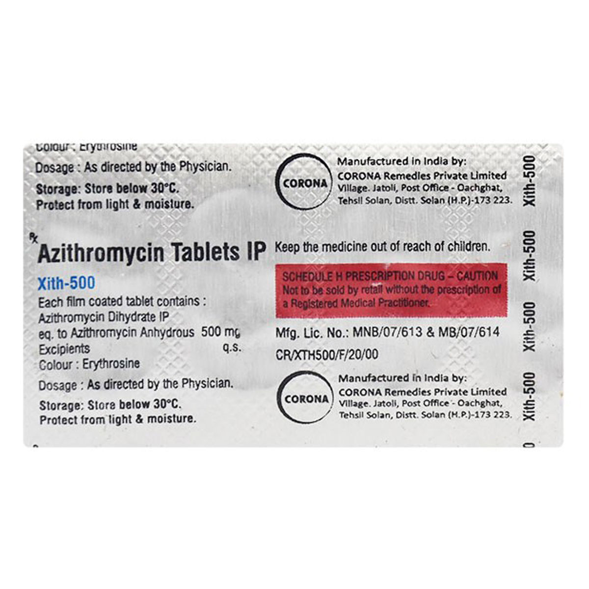 Xith-500 mg Tablet | Uses, Side Effects, Price | Apollo Pharmacy