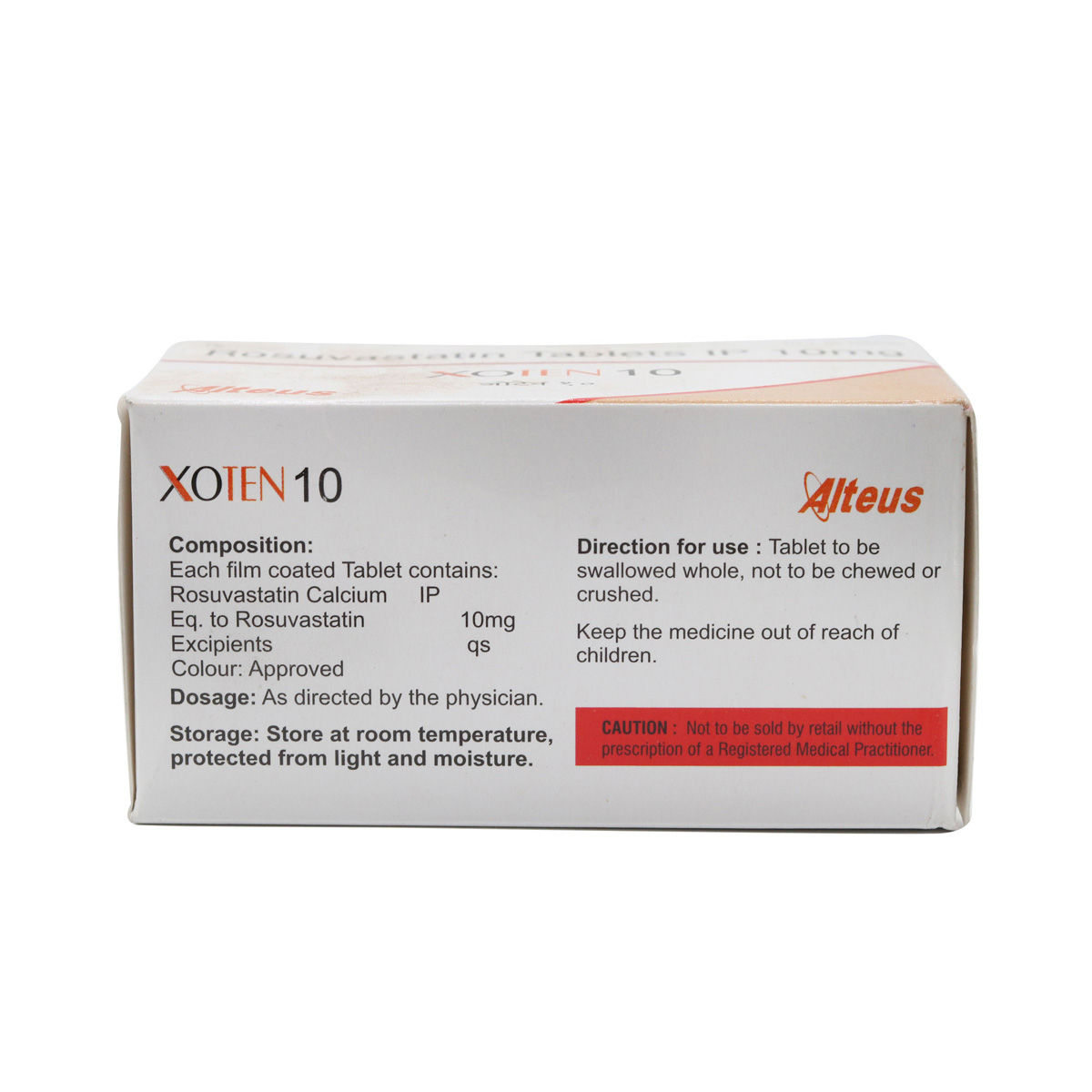 Xoten-10 Tablet 15's Price, Uses, Side Effects, Composition - Apollo ...