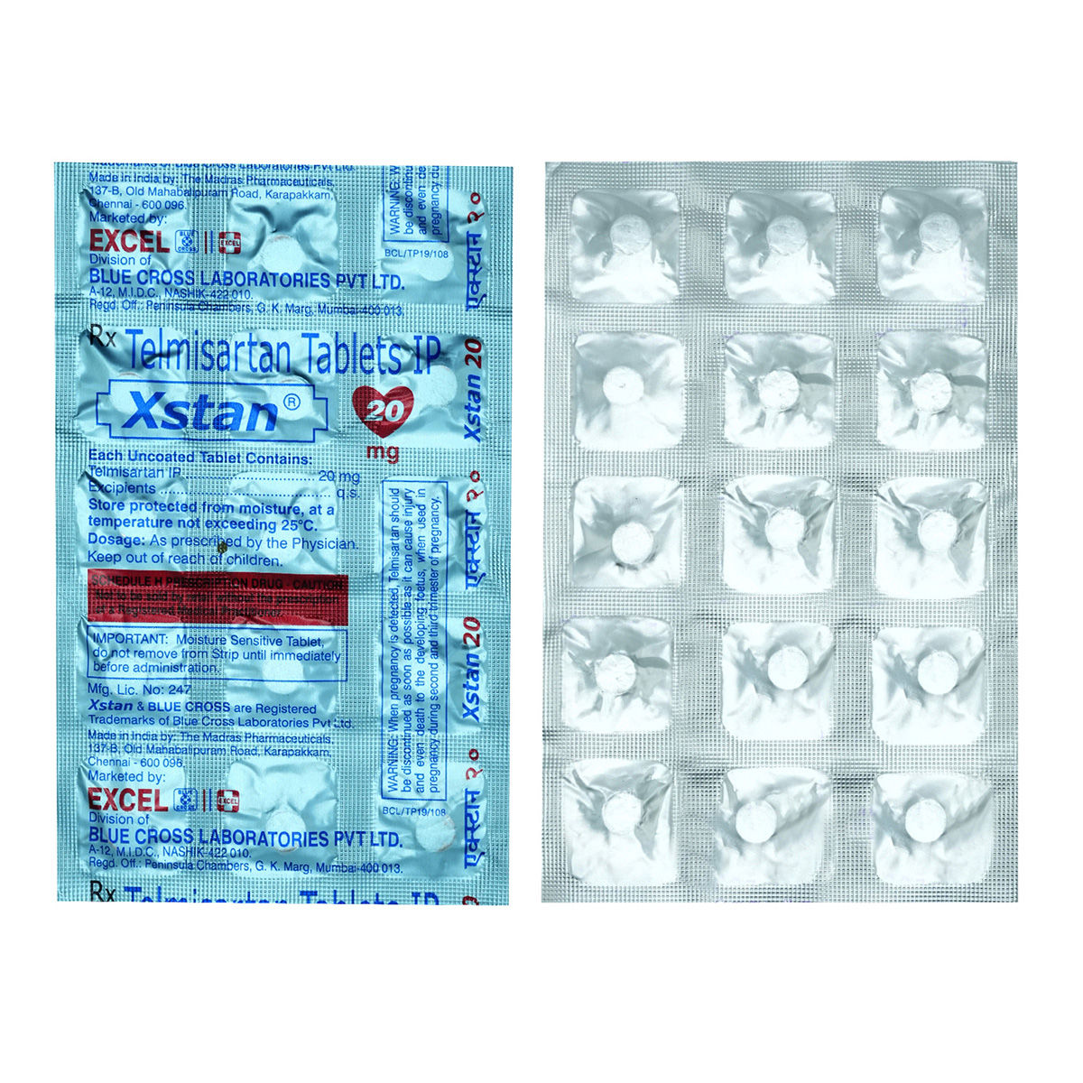 Xstan 20 mg Tablet | Uses, Side Effects, Price | Apollo Pharmacy