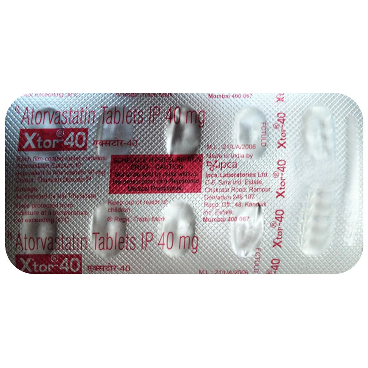 Xtor-40 Tablet | Uses, Side Effects, Price | Apollo Pharmacy