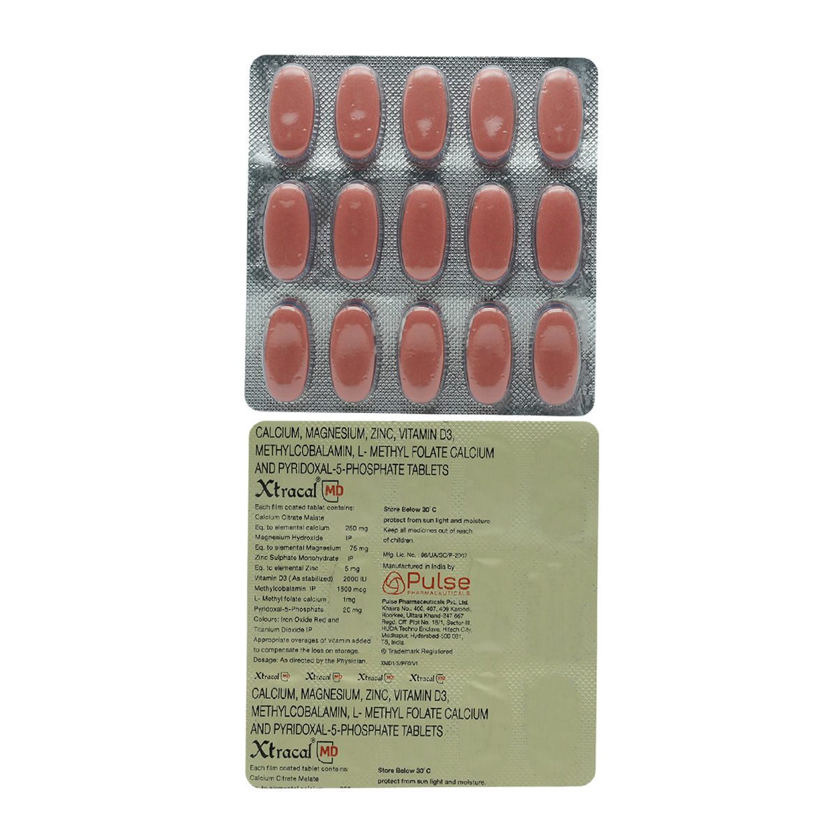 Xtracal MD Tablet 15's Price, Uses, Side Effects, Composition - Apollo ...