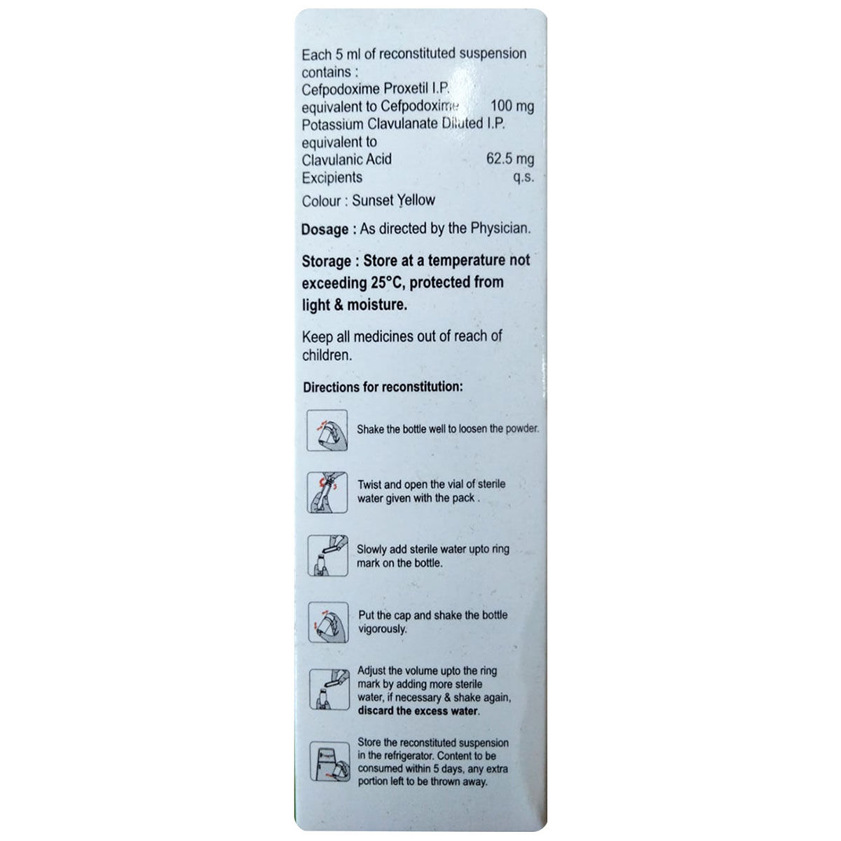 Xtum-O 100 Paediatric Dry Syrup | Uses, Side Effects, Price | Apollo ...