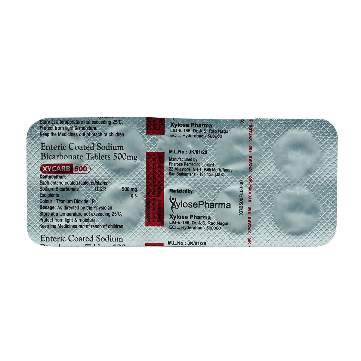 Xycarb 500 mg Tablet | Uses, Side Effects, Price | Apollo Pharmacy