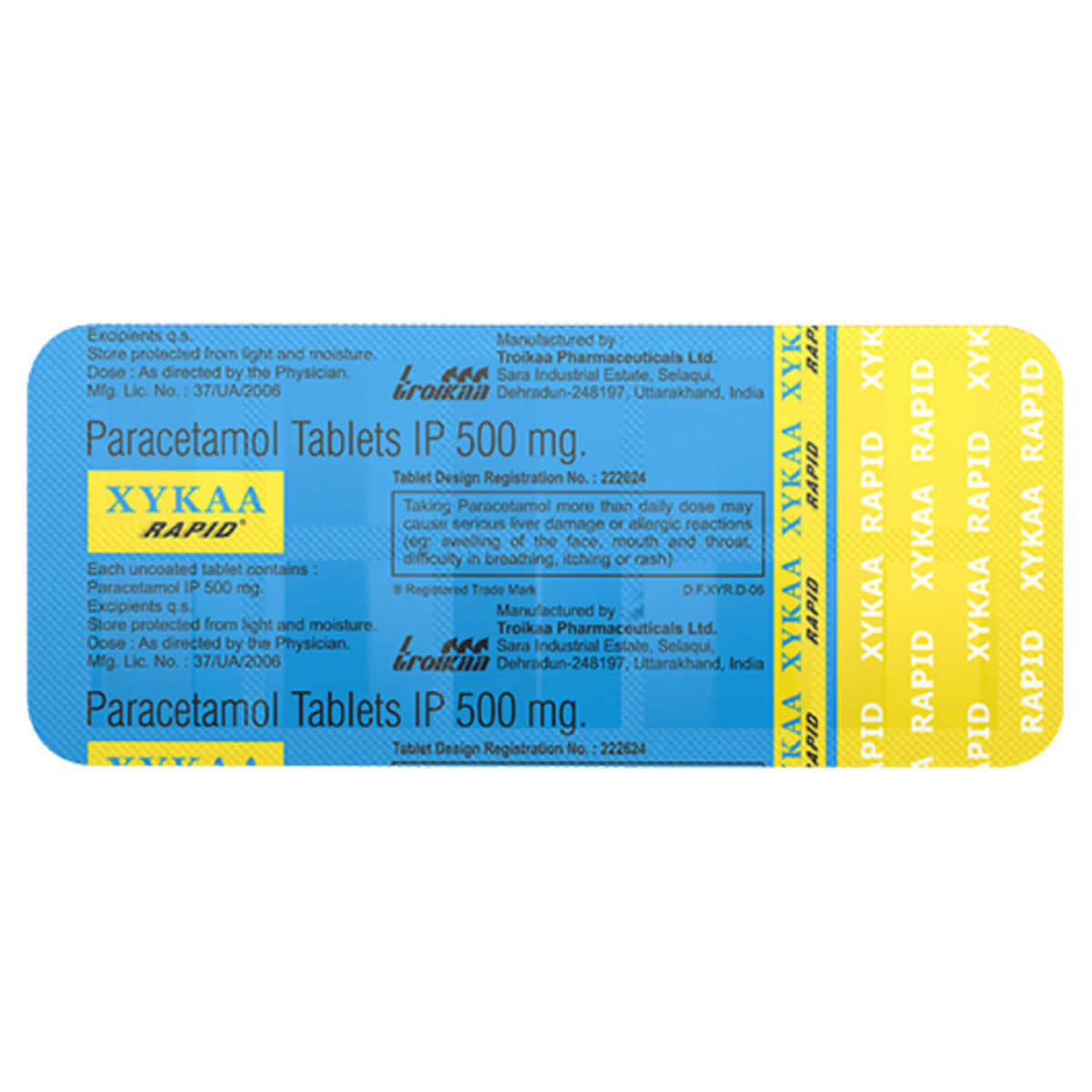 Xykaa Rapid 500 mg Tablet | Uses, Side Effects, Price | Apollo Pharmacy