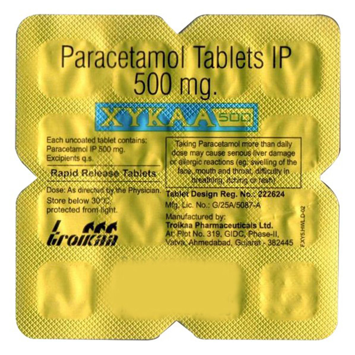 Xykaa 500 Tablet 16's Price, Uses, Side Effects, Composition - Apollo ...