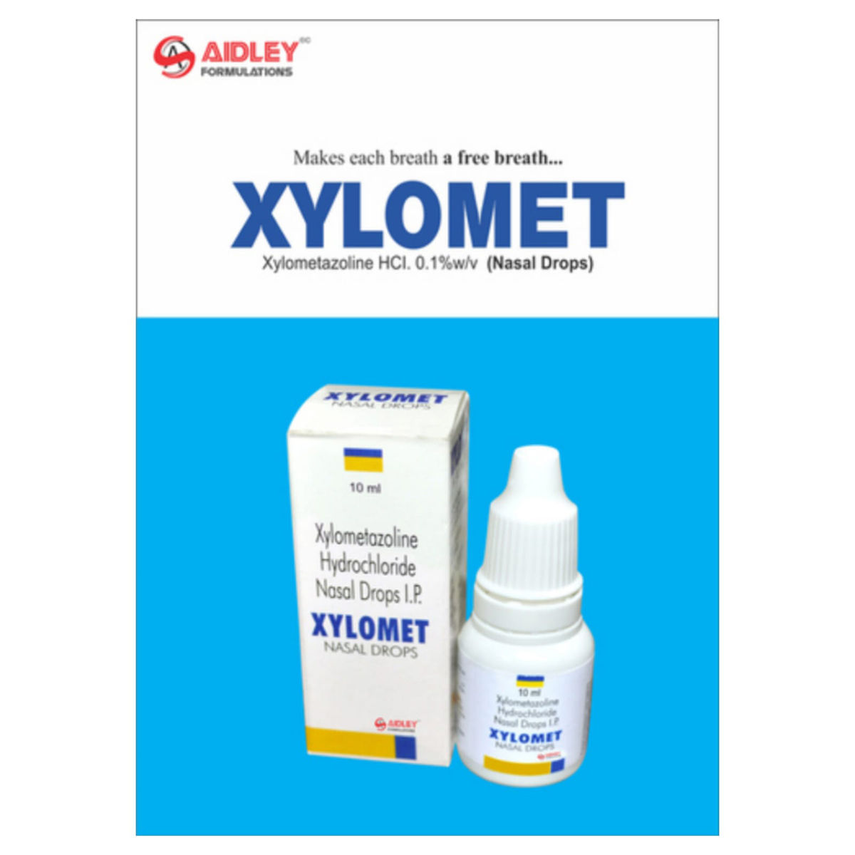 Xylomet Nasal Drop | Uses, Side Effects, Price | Apollo Pharmacy